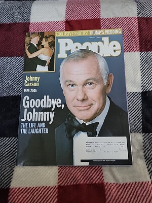 People Magazine Feb. 7, 2005 Goodbye Johnny Carson-Trump's Wedding ...
