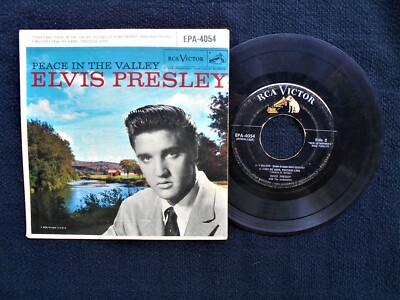 ELVIS PRESLEY PEACE IN THE VALLEY EP & PICTURE SLEEVE | eBay