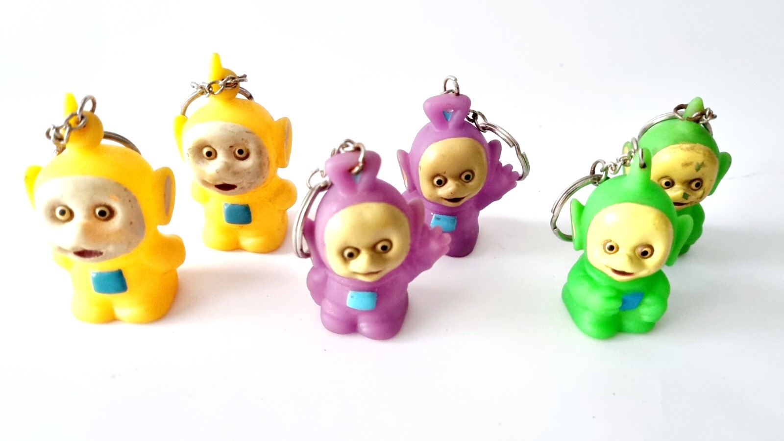VINTAGE 1990s TELETUBBIES Keychain • Soft Squeeze Toy • RARE ...
