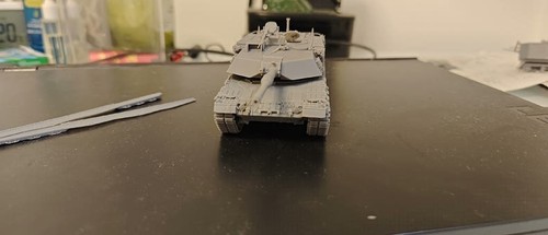 3D printed 1/72/48 Leopard 2 Main Battle Tank chassis +M1 Tank turret ...