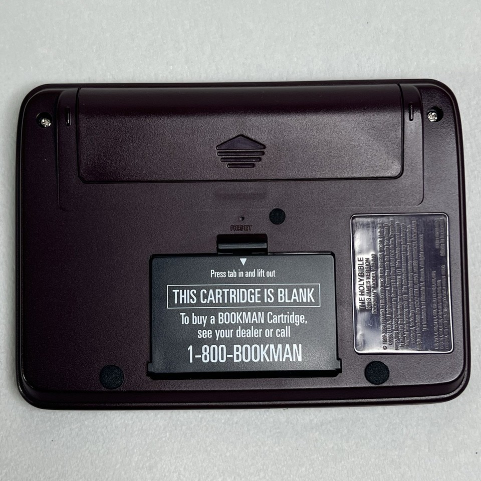 FRANKLIN BOOKMAN Electronic Holy Bible King James Version VTG 1995 | eBay