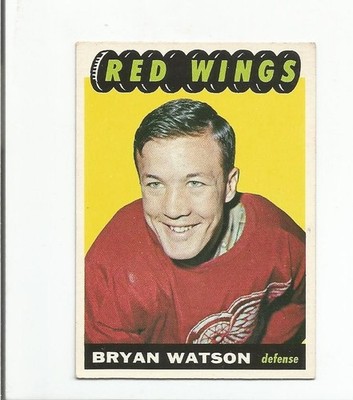1965-66 BRYAN WATSON TOPPS HOCKEY CARD #45 ROOKIE "NICE GRADE CARD" | eBay