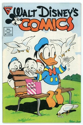 1988 Walt Disney's Comics #530 Donald Duck His Nephews Huey Dewey Louie ...
