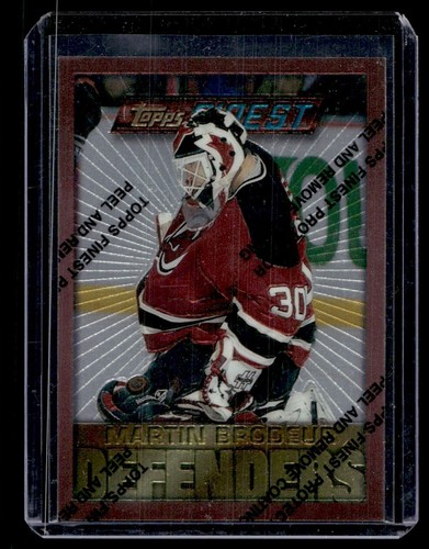 1996-97 Topps Finest Martin Brodeur New Jersey Devils #1 | eBay Australia