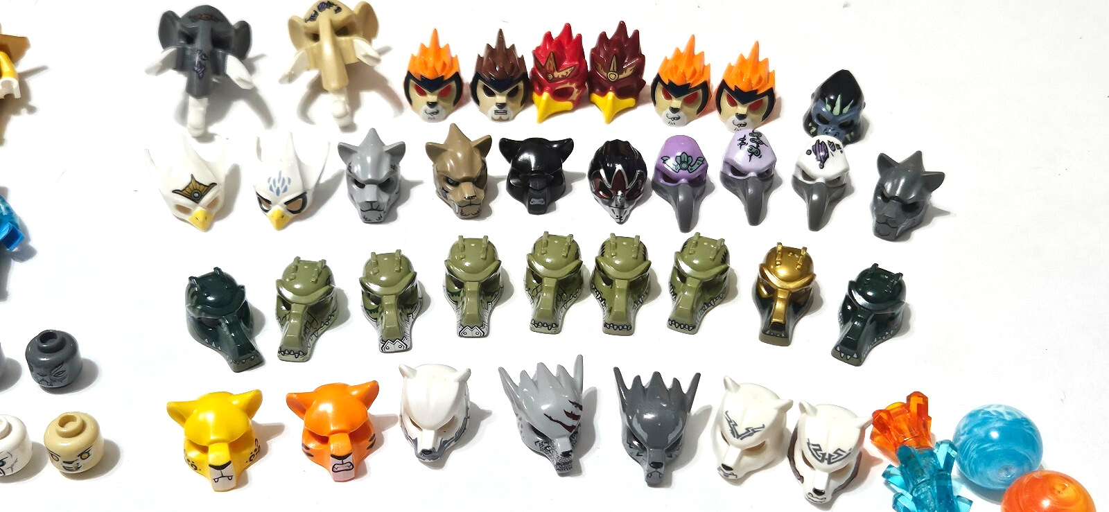 Lego Chima Minifigure Lot Minifigures Weapons Masks Accessories | eBay