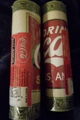 2 Genuine Coca Cola Wallpaper Border 15 Ft x 6.875 In New Sealed | eBay