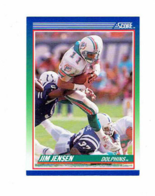 Jim Jensen Miami Dolphins #11 WR #84 Score 1990 Football Card | eBay