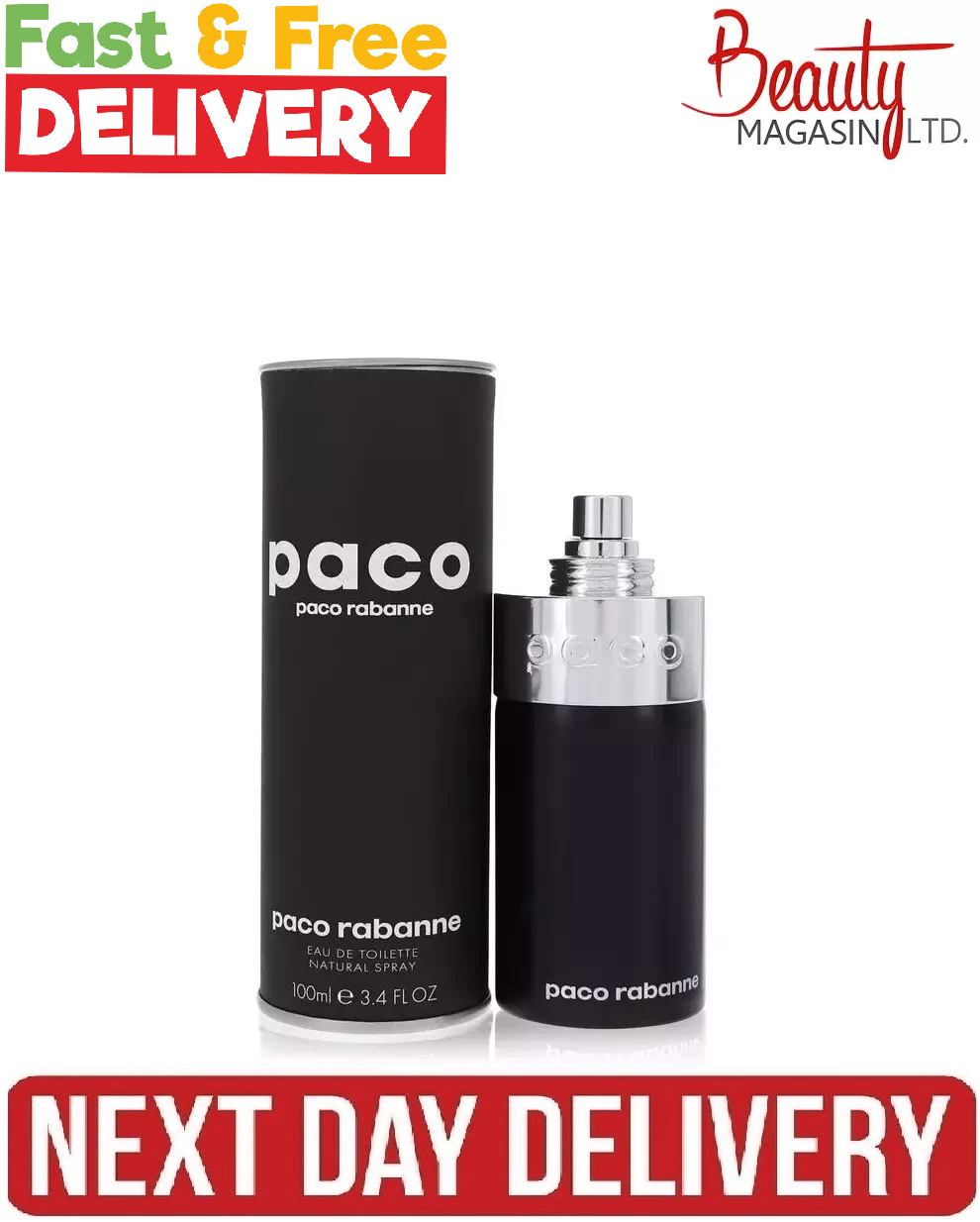 Paco Rabanne Paco Eau de Toilette Spray 100ml Unisex Damaged Box | eBay UK