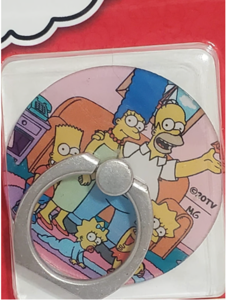 The Simpsons bart homer kawaii kaikai cell phone mobile ring grip ...