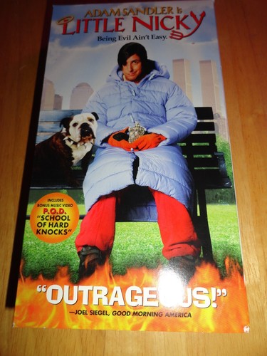 Little Nicky VHS VGC Adam Sandler Comedy Star Cast Mom's Angel Dad ...