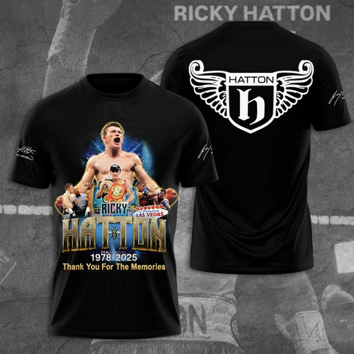 Ricky Hatton 1978-2025 Thank You For The Memories AOP T-Shirt EL1318 | eBay