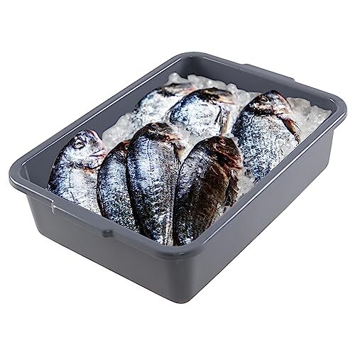 5 Pack Small Commercial Bus Box 8L Food Service Bus Tub Plastic Wash ...