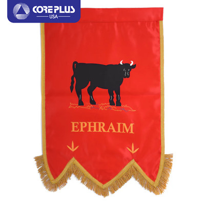 Masonic Ephraim Royal Arch Chapter Banner Printed Gold Braid Fringe 36 ...