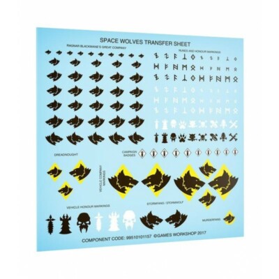 Space Wolves Primaris Transfer / Decal Sheet 40K | eBay