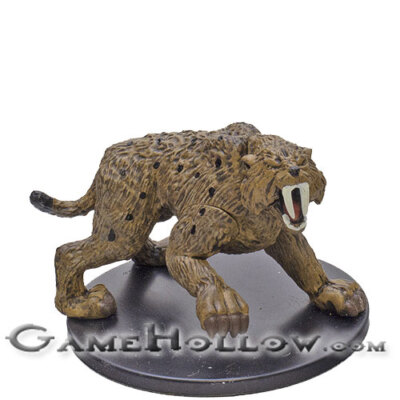 Pathfinder D&D Miniatures Kingmaker SMILODON #30 Saber Toothed Cat ...