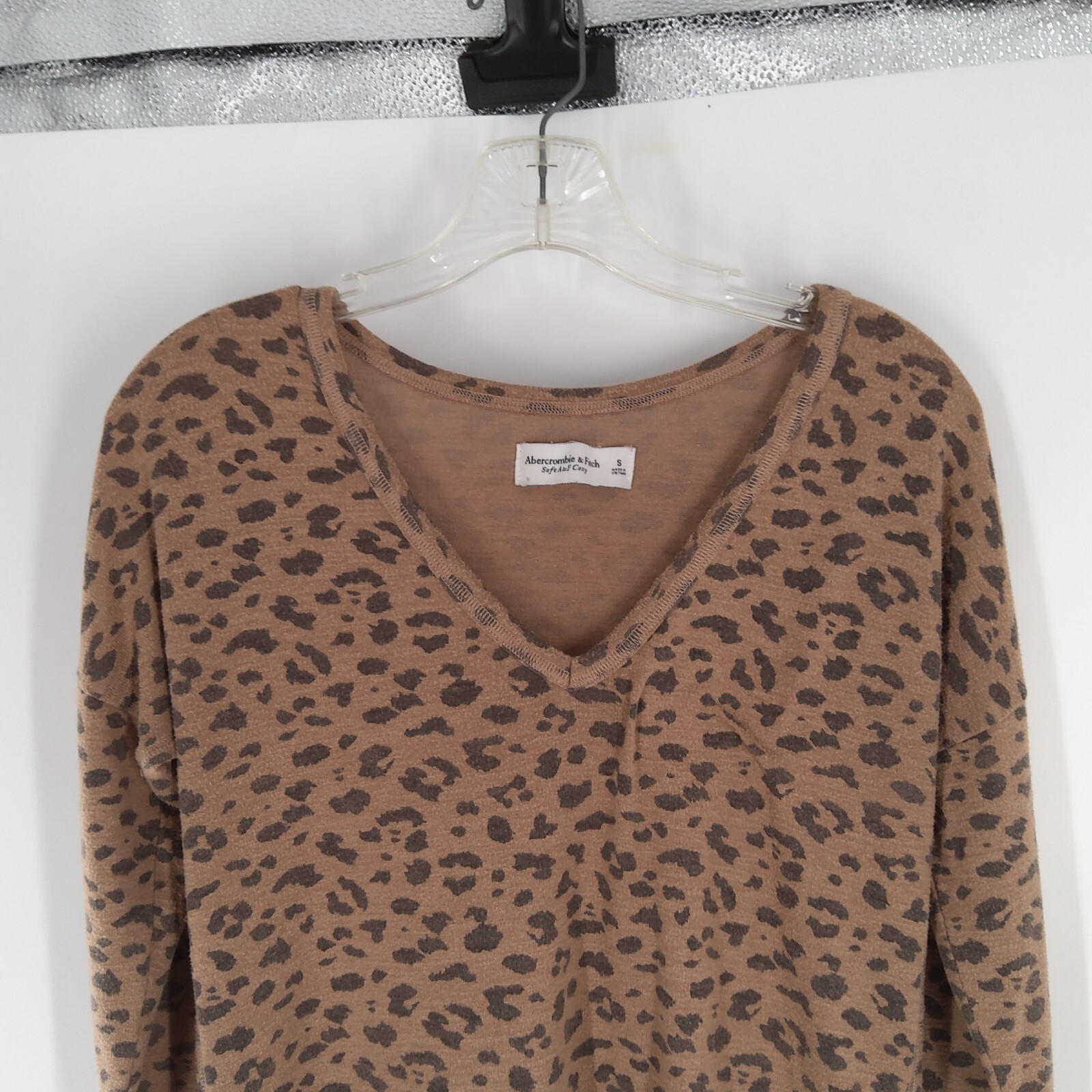 abercrombie fitch LEOPARD PRINT Top Small | eBay