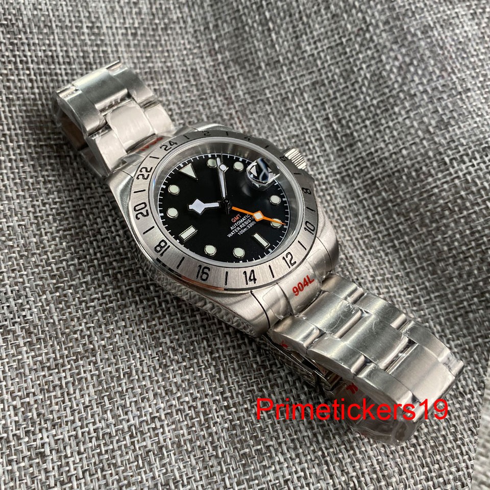 BLIGER Stainless Steel 39mm NH34 GMT Function Automatic Men Watch ...