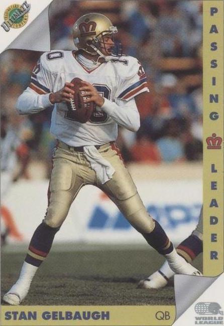 1992 Ultimate World League of American Football - Stan Gelbaugh #175 ...