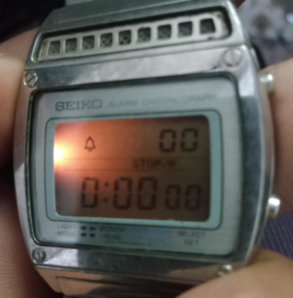 Seiko A359-5050 Quartz Alarm Chronograph Digital Vintage Men’s Watch | eBay