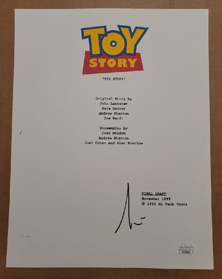 TIM ALLEN SIGNED AUTOGRAPH TOY STORY FULL SCRIPT JSA PROOF | eBay