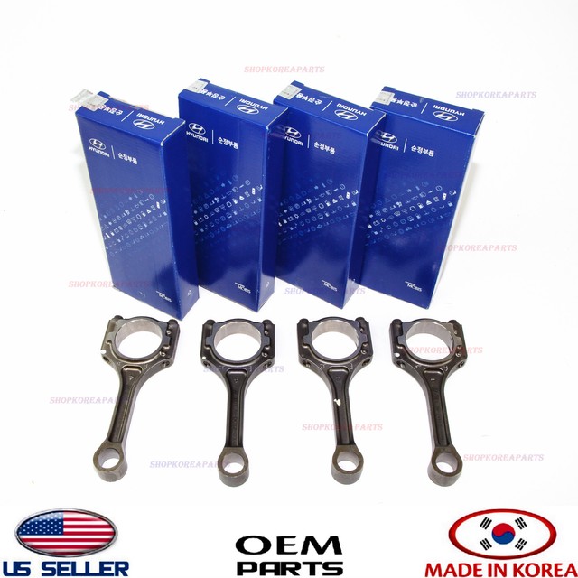 Connecting Rod 4pcs Genuine Sonata Optima Tucson Sportage Forte 2.4l ...