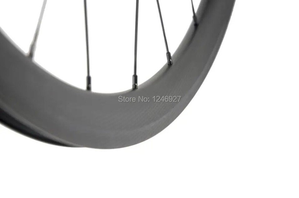 700C Full Carbon Road Bike Carbon Wheelset Tubuless 38mm 25mm U shape ...