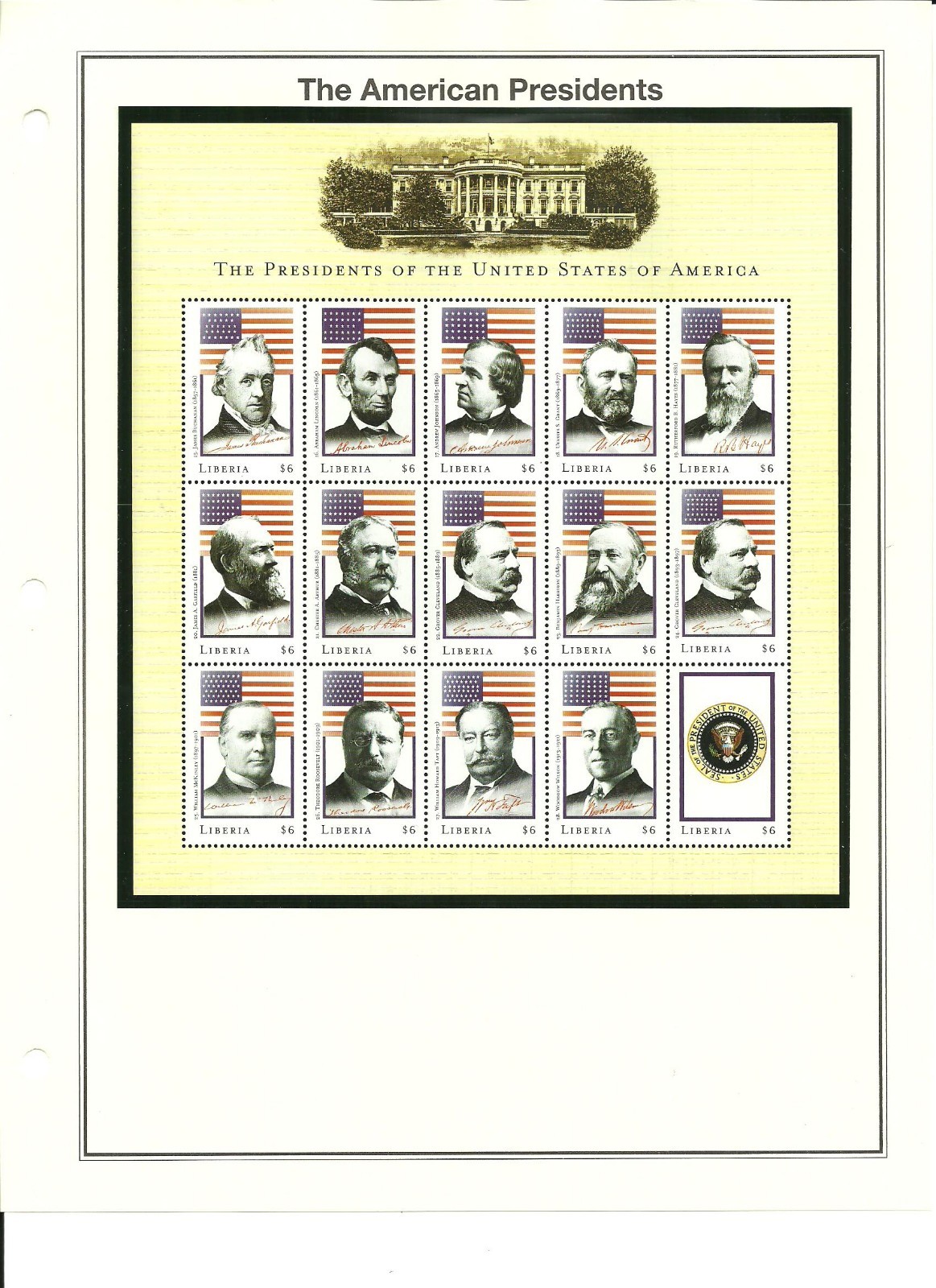 Stamps The Heritage American Presidents Collection by The Mystic Stamps ...