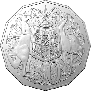 2021 50 CENT COIN - COAT OF ARMS - EX ROYAL AUSTRALIAN MINT SET ...