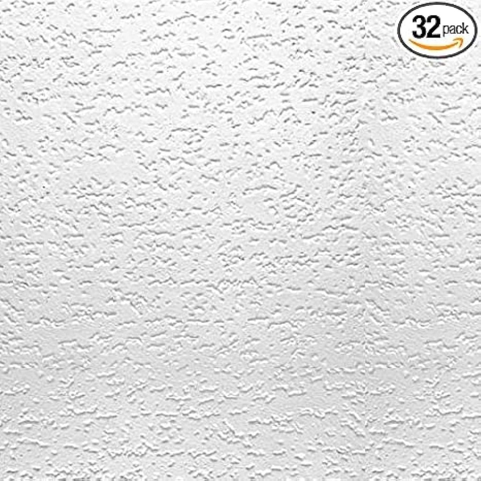 Tivoli Medium Textured Ceiling Tiles, 12x12 Inch, 32 Count | eBay