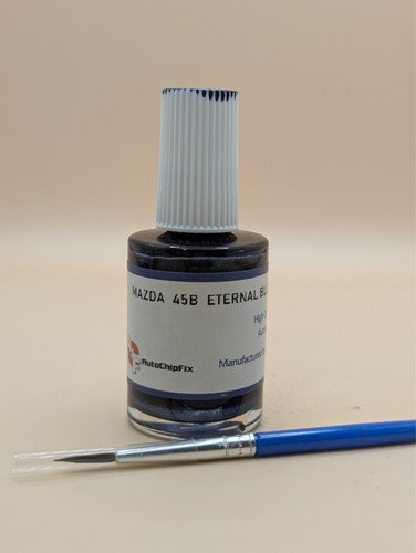 For Mazda Code 45B Eternal Blue Touch Up Paint + Free Fine Tip Brush ...