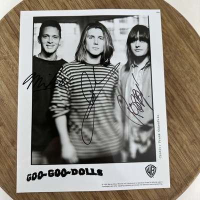 1995 Goo Goo Dolls Signed Autograph 8x10 whole band press promo ...