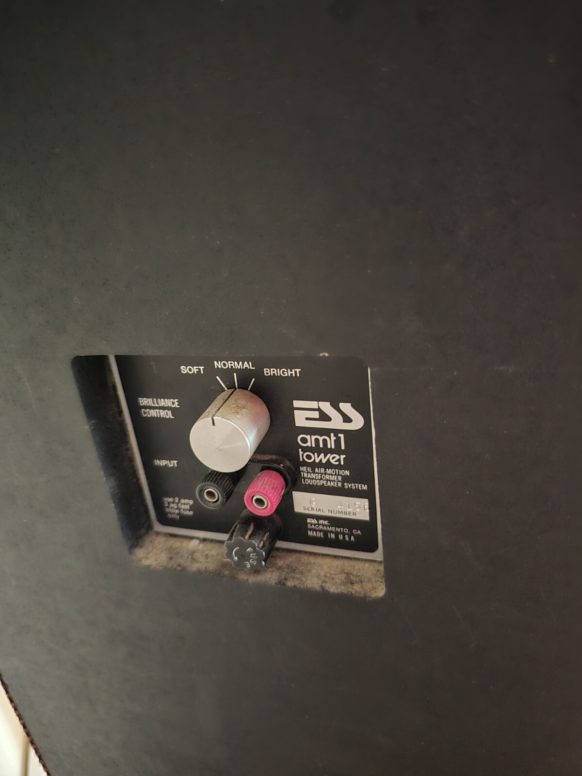 ESS amt MONITOR HEIL AIR•MOTION TRANSFORMER LOUDSPEAKER SYSTEM, SN ...