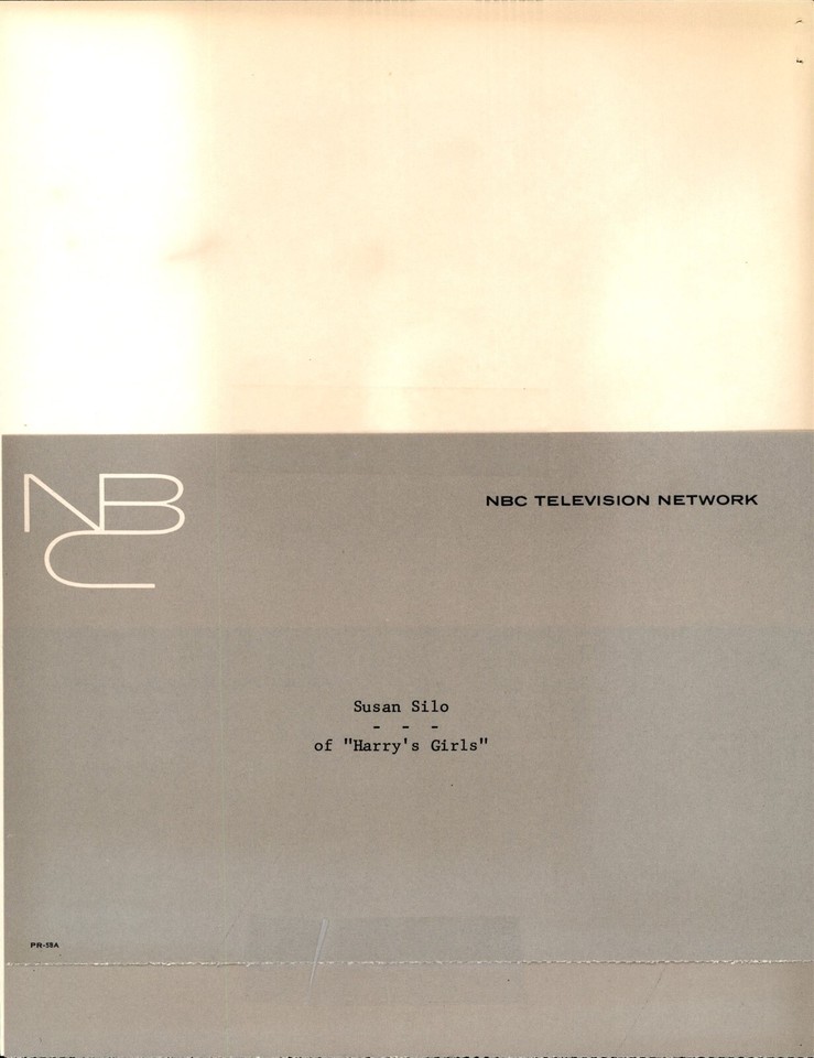 LG994 Original Photo SUSAN SILO Iconic Voice Actress Starring in HARRY ...