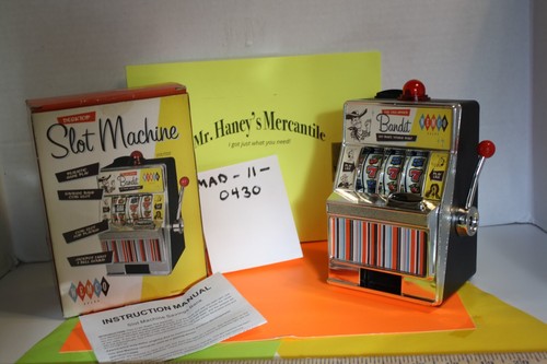 WEMCO The One Armed Bandit Retro Desktop Slot Machine Coin Bank | eBay