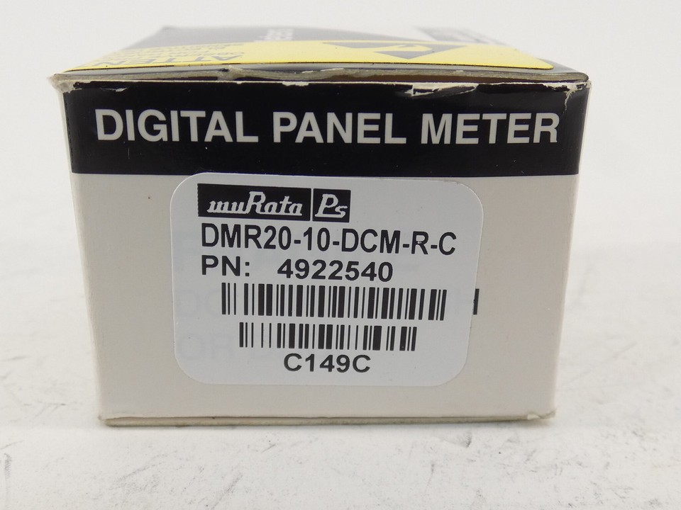 Murata DMR20-10-DCM-R-C Digital Panel Meter LED Display 4-Digit ...