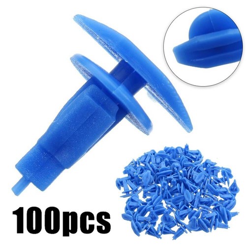 Nylon Weatherstrip Retainer Clips for Nissan For Altima Blue (100 ...