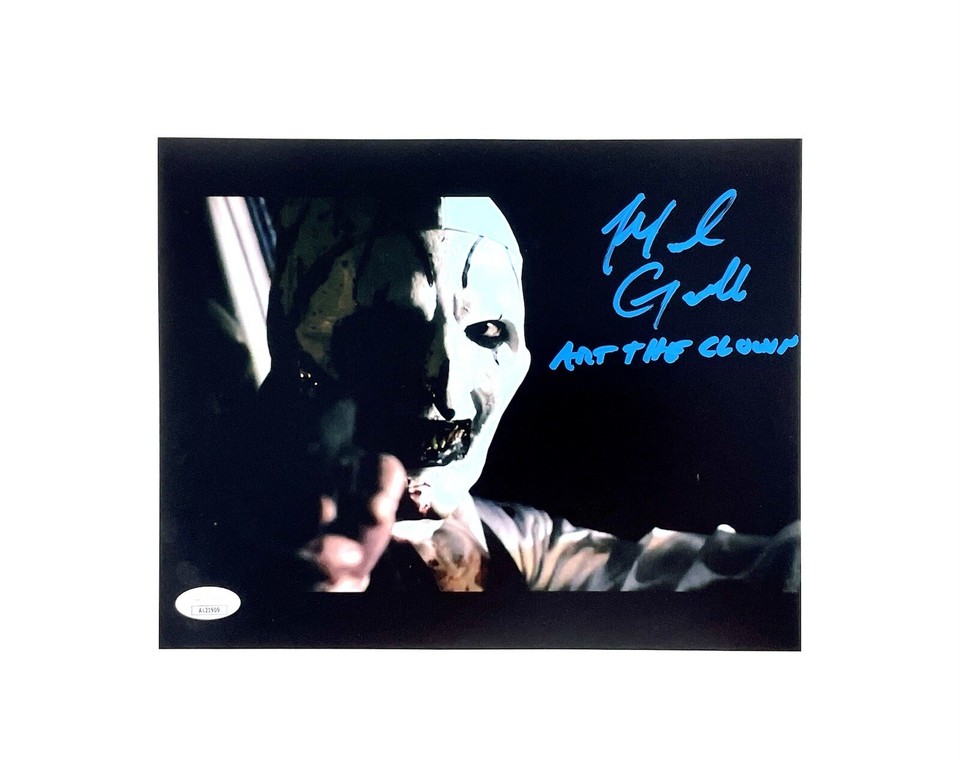 Art The Clown Signed 8x10 Photo Mike Giannelli All Hallows' Eve ...