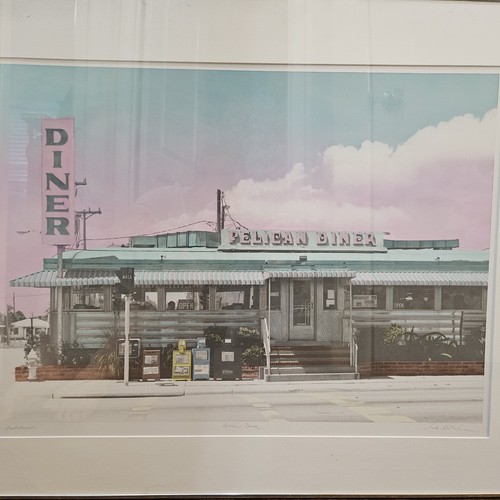 Niki Butcher "Pelican Diner" Hand-Colored Photograph Art - Numbered 2/100, 1985 | eBay