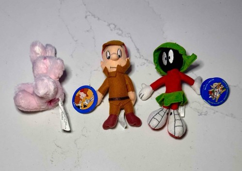 Starbucks FINGER PUPPETS Elmer Fudd & Marvin Martian, Looney Tunes 2004 ...