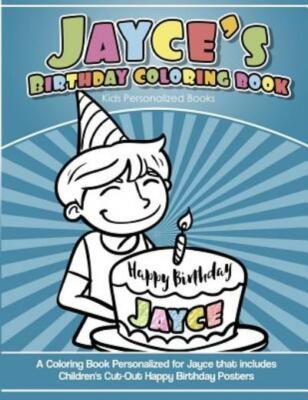 Jayce's Birthday Coloring Book Kids Personalized Books: A Coloring Book ...