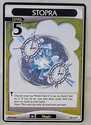 KINGDOM HEARTS TCG Stopra 46/128U Level 5 A Darkness Awakened NM ccg | eBay