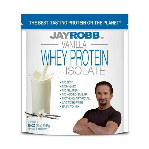Jay Robb Whey Protein Isolate Vanilla Flavor - 5 lbs for sale online | eBay
