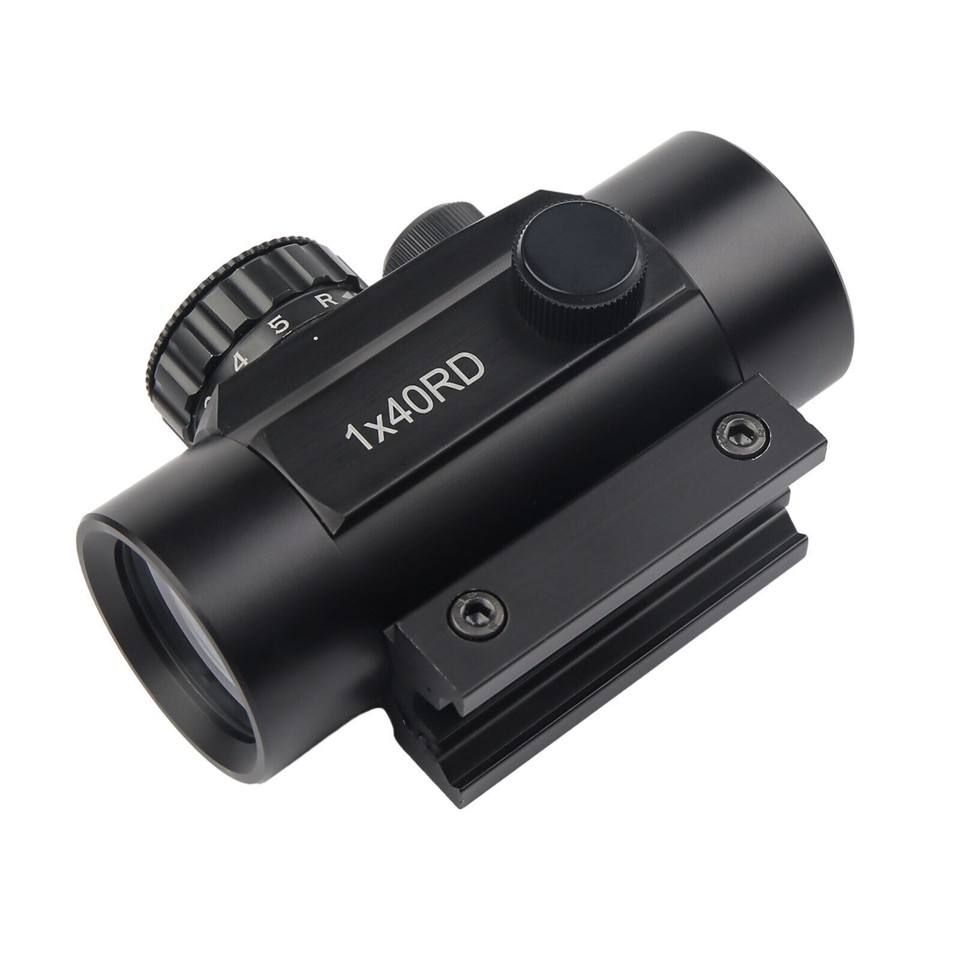 Tactical Optics Red Green 1x40 Dot Sight Scope Picatinny 11mm/20mm Rail ...