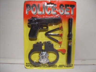 Vintage Police Force Crime Buster Dart Gun Action Toy Play Set | eBay