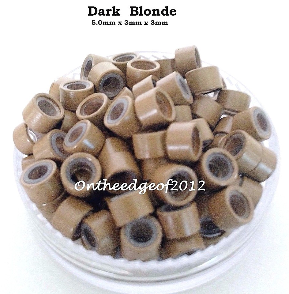1000 Silicone MICRO Beads MICRO Rings Beads-Crimp Beads- Hair Extension ...