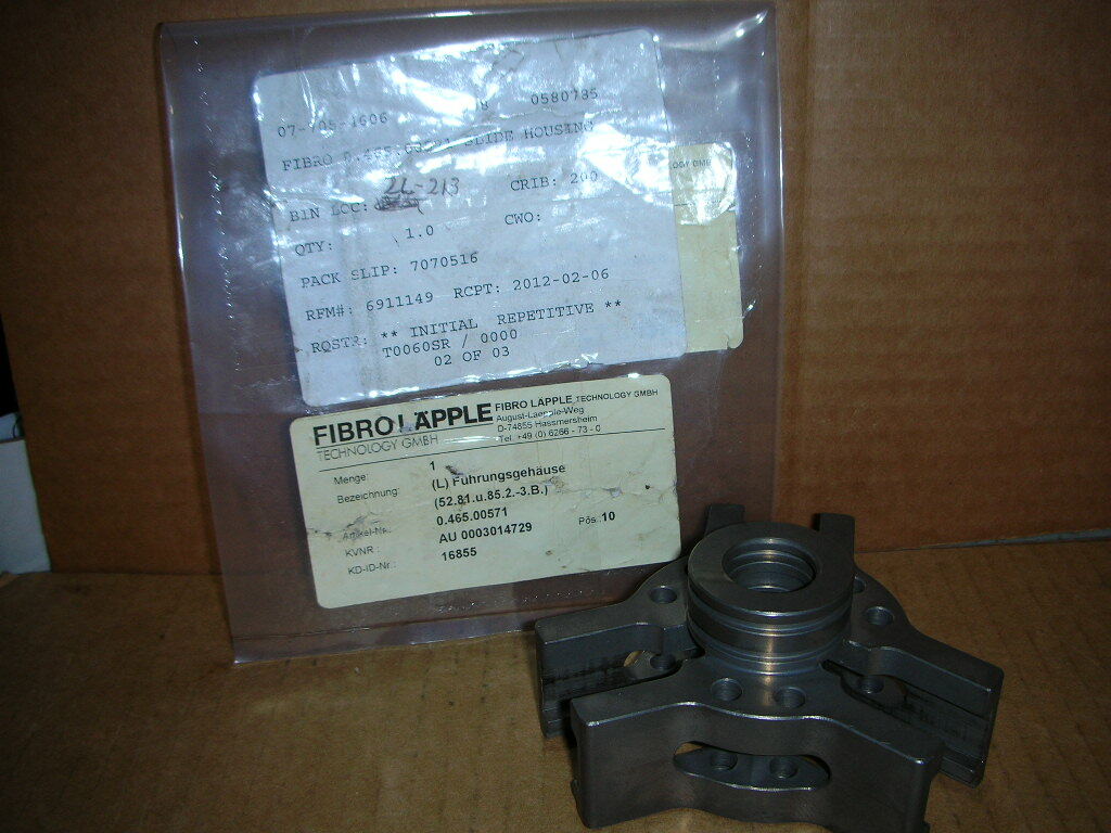FLT Fibro Lapple 0.465.00571, 52.81.u.85.2.-3.B Slide Housing NOS!! | eBay