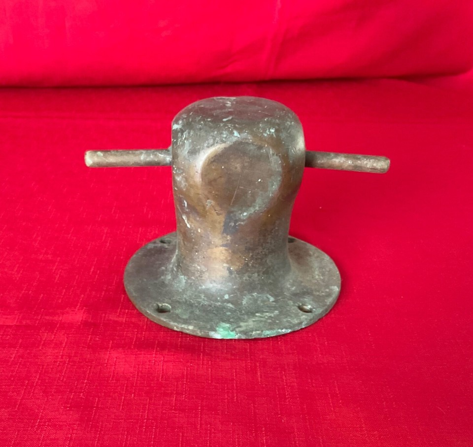 Antique Nautical Bronze Mooring Bitt Sampson Post Bollard Cleat Chock 5 ...