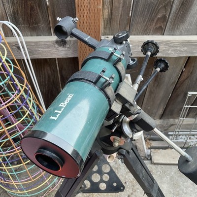 Vtg LL Bean Celestron 21072 Short Tube 80EQ w/ Rings 80mm F5 ST80 Wide ...