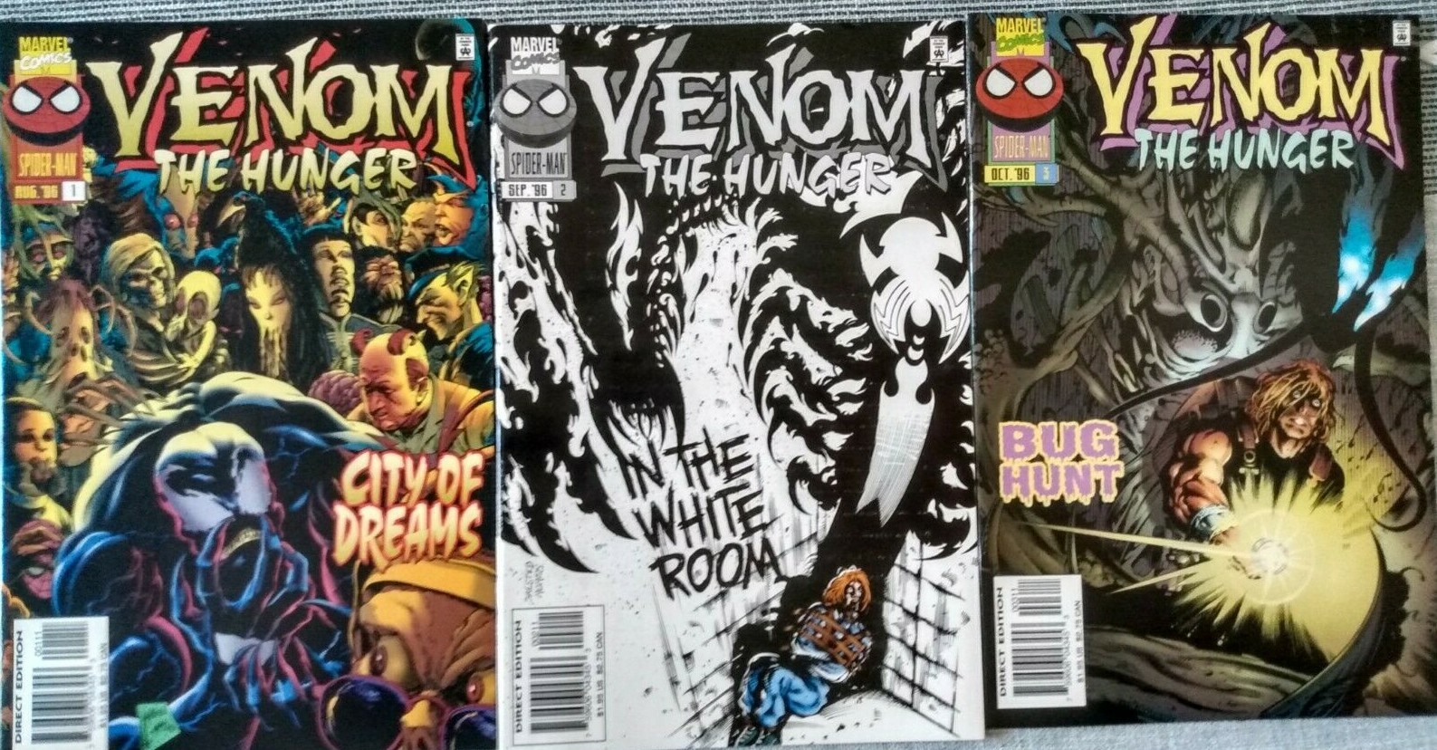 Venom: The Hunger #1-3 Marvel 1996 Comic Books | eBay