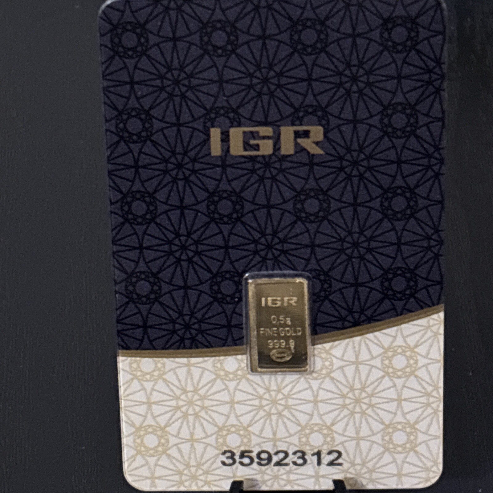 0.5 gram IGR Gold Bar - Istanbul Gold Refinery - 999.9 Fine in Sealed ...